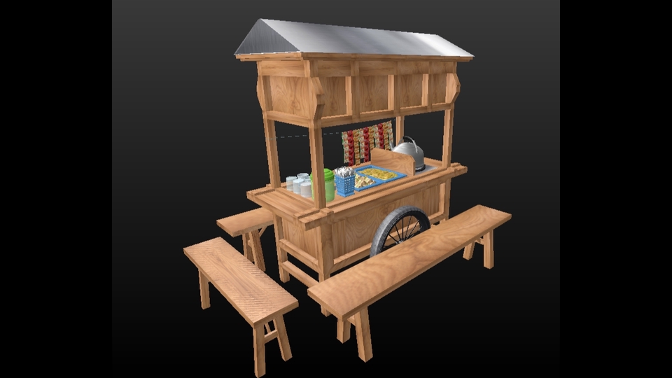 Pembuatan Environment 3D Modeling dan Objek Benda untuk Video Animasi