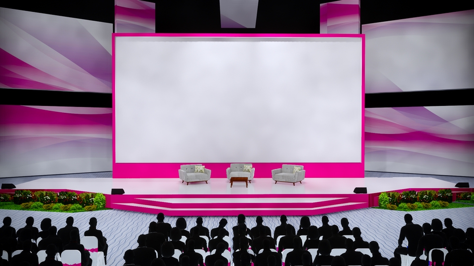 3D Virtual Background (Virtual Event)