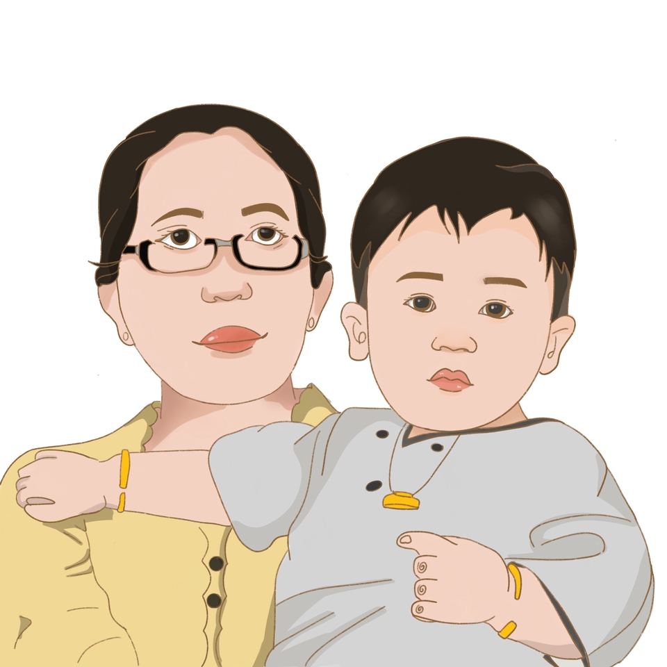 Illustrasi karakter lucu