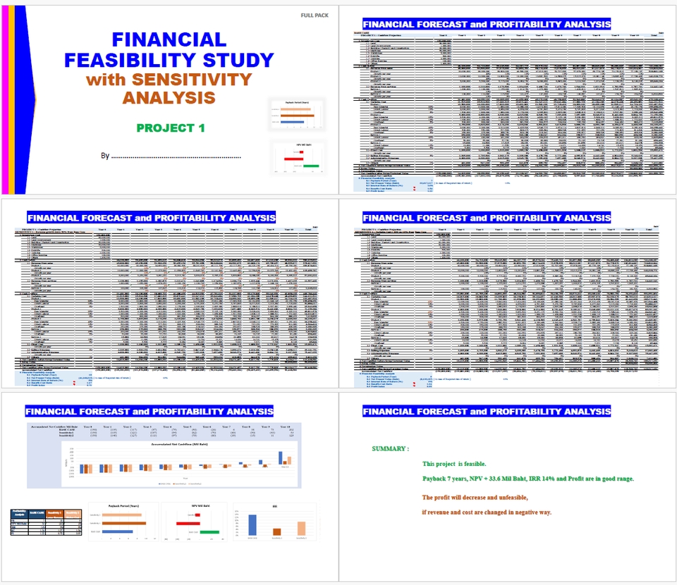 Project Feasibility Study, การศึกษาความเป็นไปได้ทางการเงินของโครงการ ...