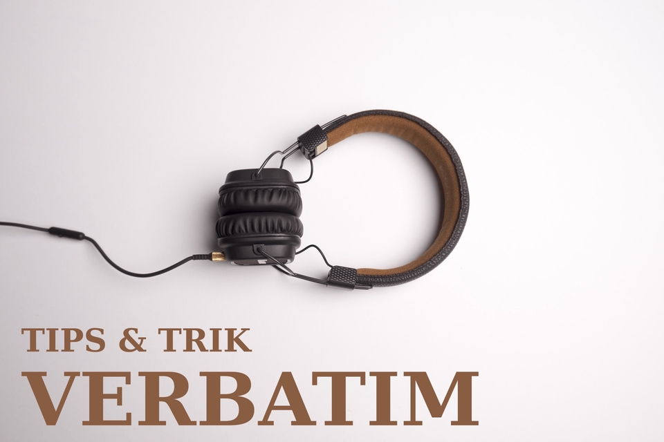 TRANSKRIP VERBATIM AUDIO/VIDEO TO TEXT