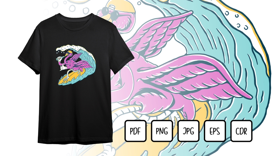 Desain Kaos Ilustrasi (Keren, Unik, Menarik) "VINTAGE RETRO ILLUSTRATION"