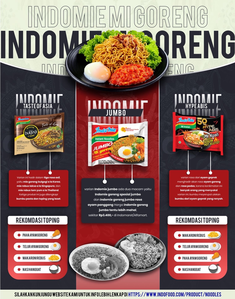 Poster dan banner indomie
