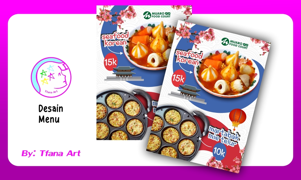 Desain Spanduk, Banner, Baliho, Stiker, Kartu Nama, Menu, DLL modern ...