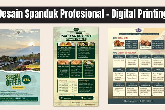 Desain Spanduk Profesional Untuk Digital Printing