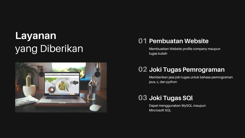 Jasa Joki Tugas Website, Pemrograman dan MySql/Microsoft Sql