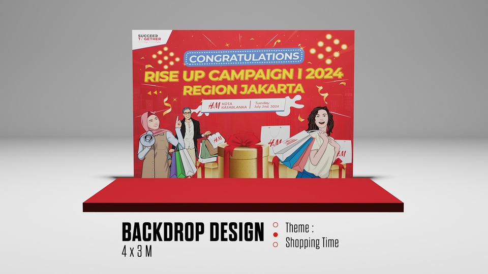 Desain Backdrop/Photobooth/Billboard/Banner untuk iklan event dan pesta ...
