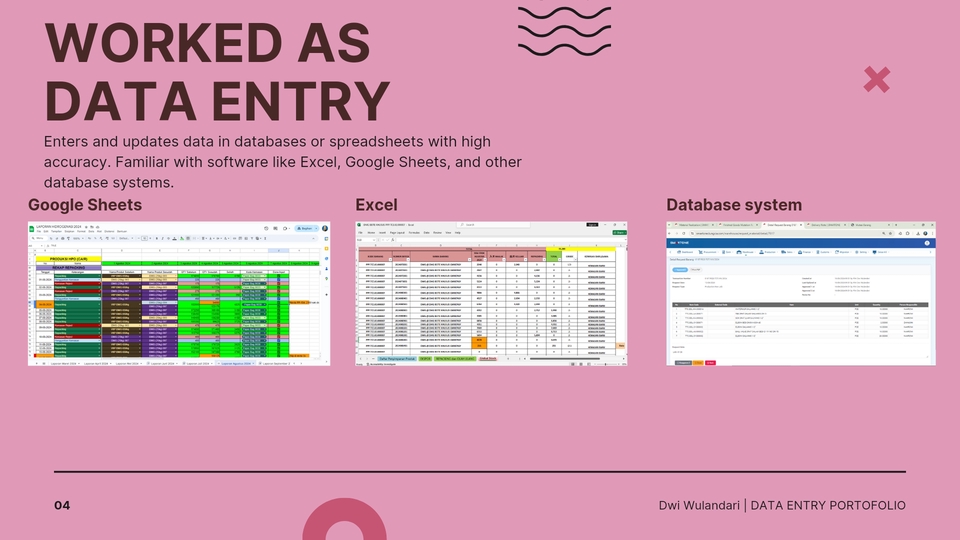 Entry data, Clerk Administration & Operational IT Inventory