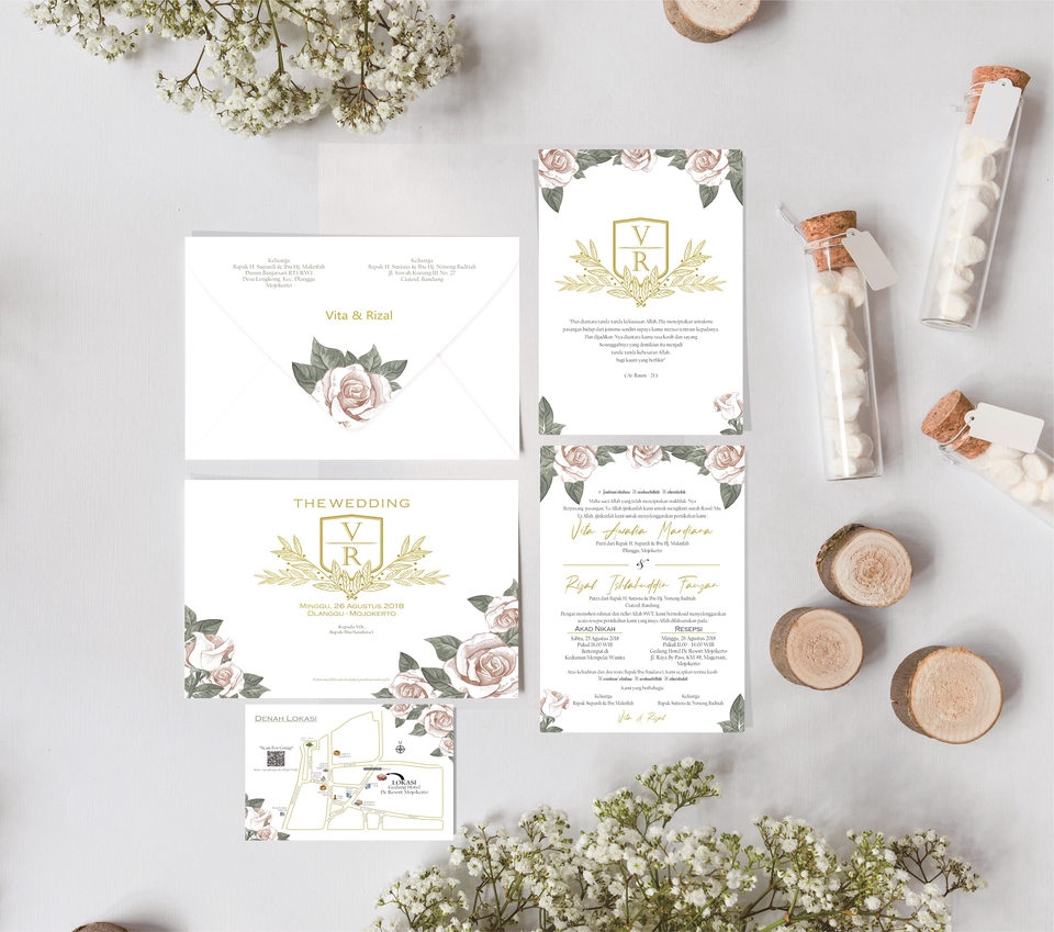 Desain Undangan Custom Pernikahan, UlTah, Khitan,dll. sampai Setting ...