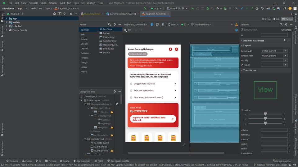 Pembuatan Aplikasi Android dengan Android Studio(XML/Compose)
