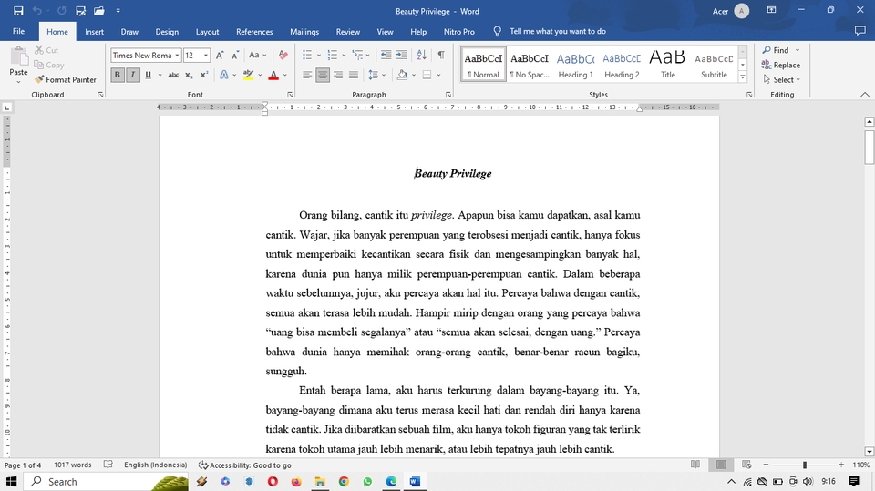 Jasa Pengetikan Cepat, Rapi dan Terpercaya