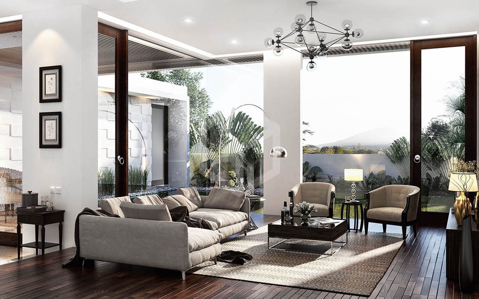 Desain rumah minimalis 3d dan render