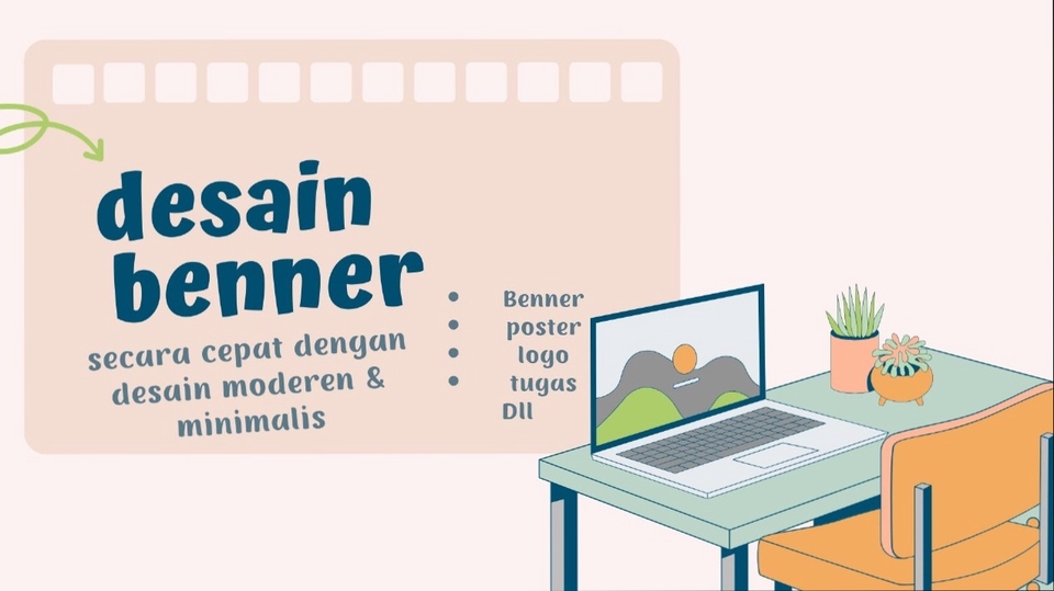[Termurah] Jasa desain benner, poster, dll. secara moderen dan minimalis