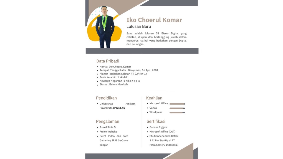 Jasa pembuatan Company Profile / Portofolio Perusahaan dan Curriculum ...
