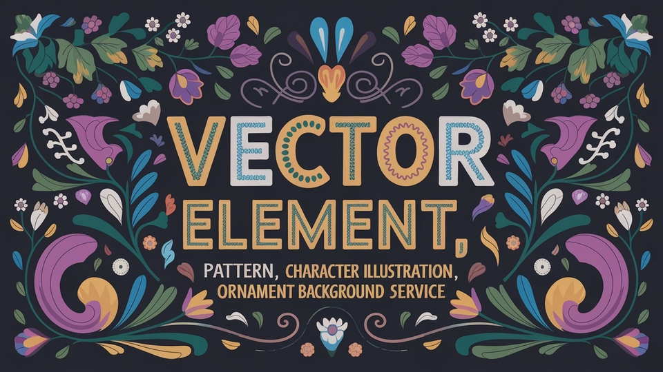 Jasa Pembuatan Elemen Vector, Pattern, Ornament, Background, dan ...