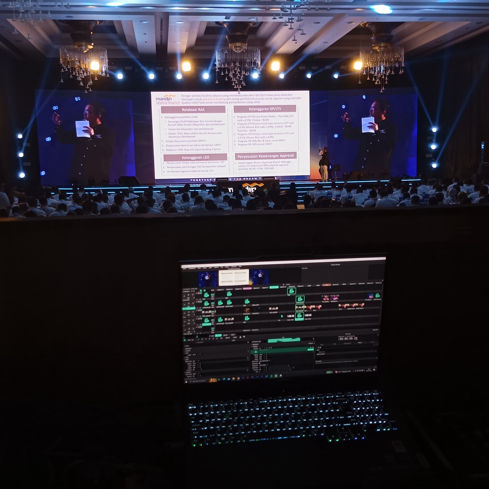 operator led atau streaming (Visual Jockey)