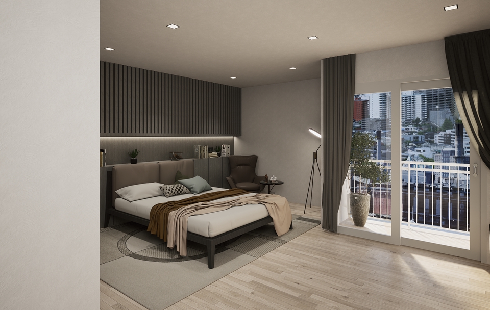 รับ render ภาพภายใน 3d visualization/ perspective render exterior interior and 3D Animation