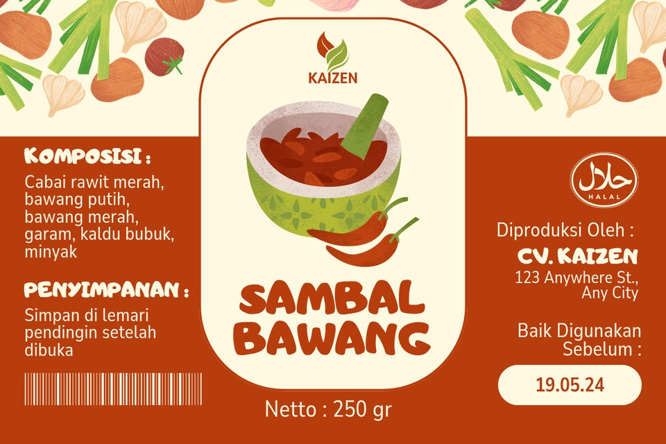 Desain Logo Restoran/Kemasan Produk dengan Gaya Modern dan Elegan