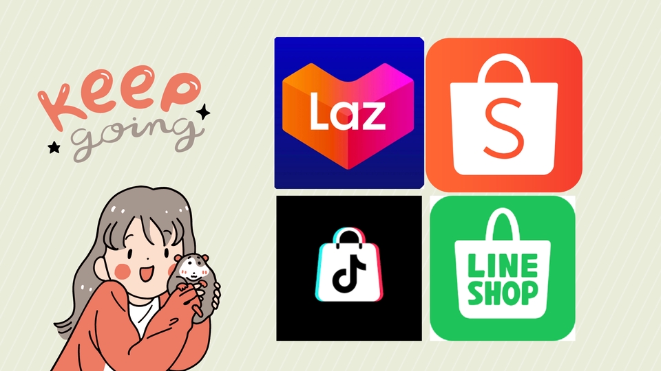 บริการดูแลร้านค้าออนไลน์ Shopee / Lazada / Line OA / Tiktok shop