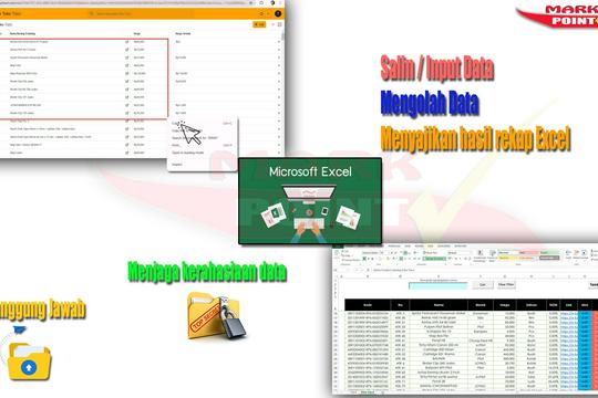 JASA REKAP DATA DAN SEBAGAINYA DI EXCEL