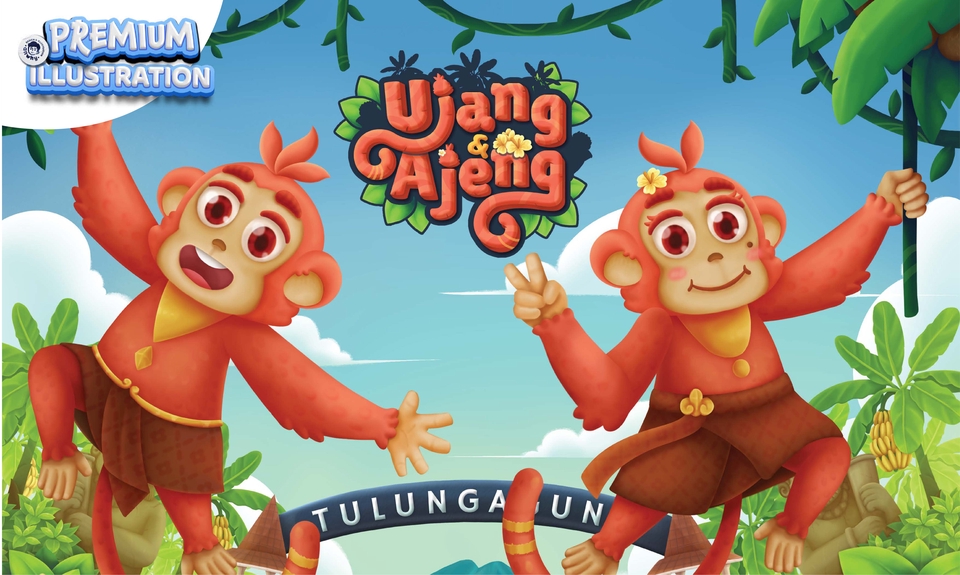 ILUSTRASI MASKOT, BUKU ANAK, IKLAN, CAMPAIGN, DAN MERCHANDISE