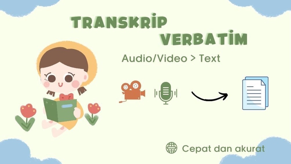 Jasa Verbatim Audio / Video To Text Cepat