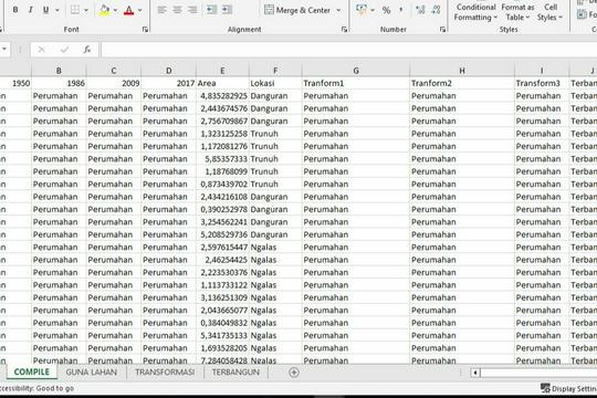 Entri data excel dan pembuatan formula