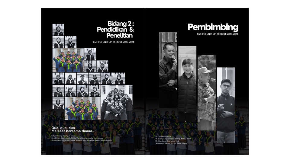 Desain Booklet/Yearbook/Album Minimalis dan Modern