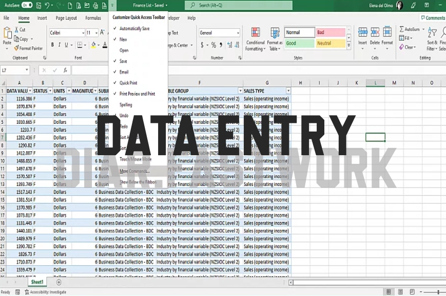 JASA PENGERJAAN ENTRI DATA