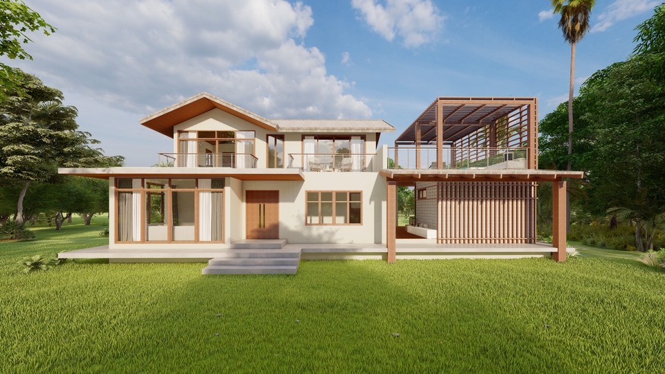 ออกแบบ เขียนแบบ render perspective 3D and VDO