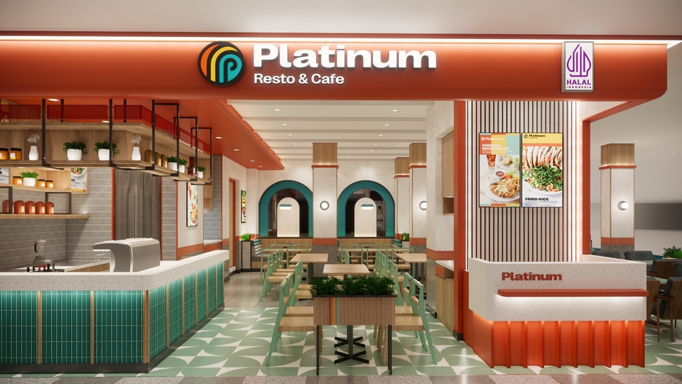 Design Restaurant, Cafe, Booth Event