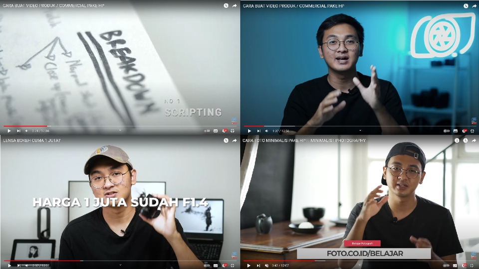 Video Youtube Paket Lengkap
