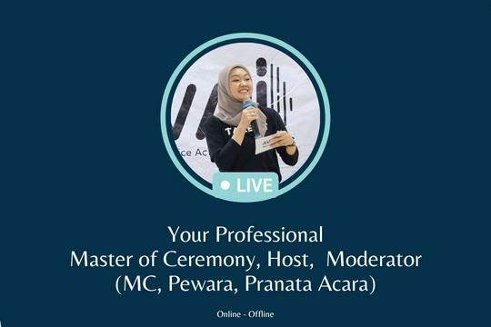 Pembawa Acara, MC, Host, Host Live, Moderator Acara Online Offline