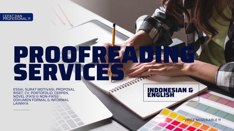 Jasa Editing Tulisan (Proofreading, Paraphrase, Sinopsis/Summary)
