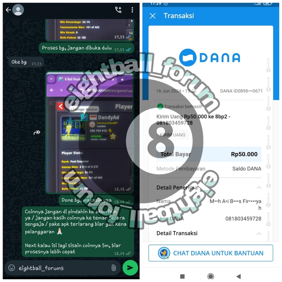 JASA JOKI GAME 8 BALL POOL