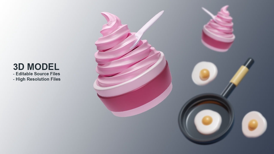 Aku akan membuat 3D Modeling dan rendering dari produk kamu