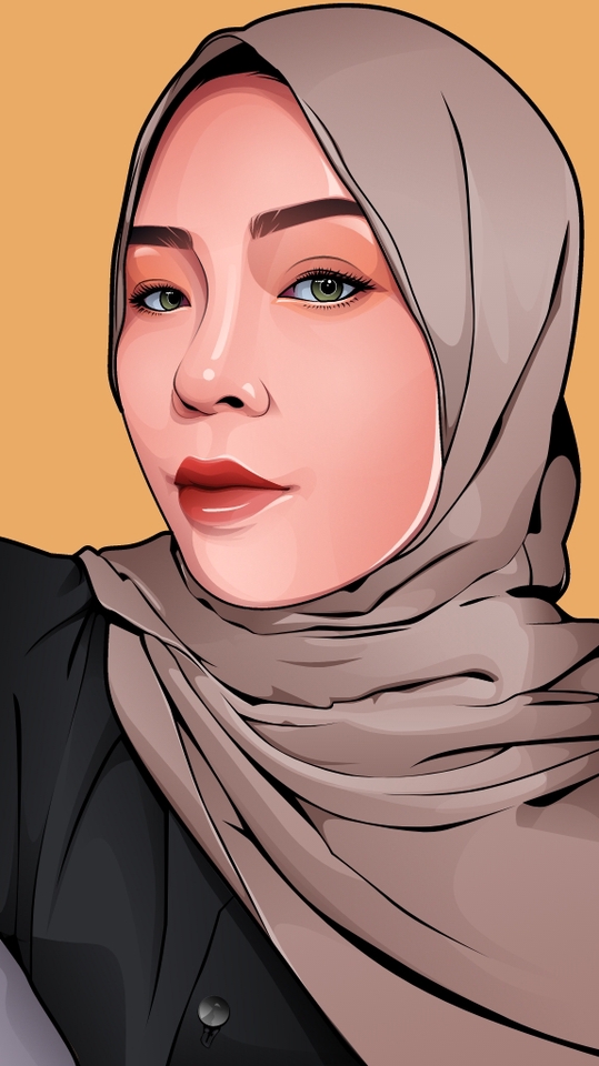 Vector Potrait, 1 hari jadi