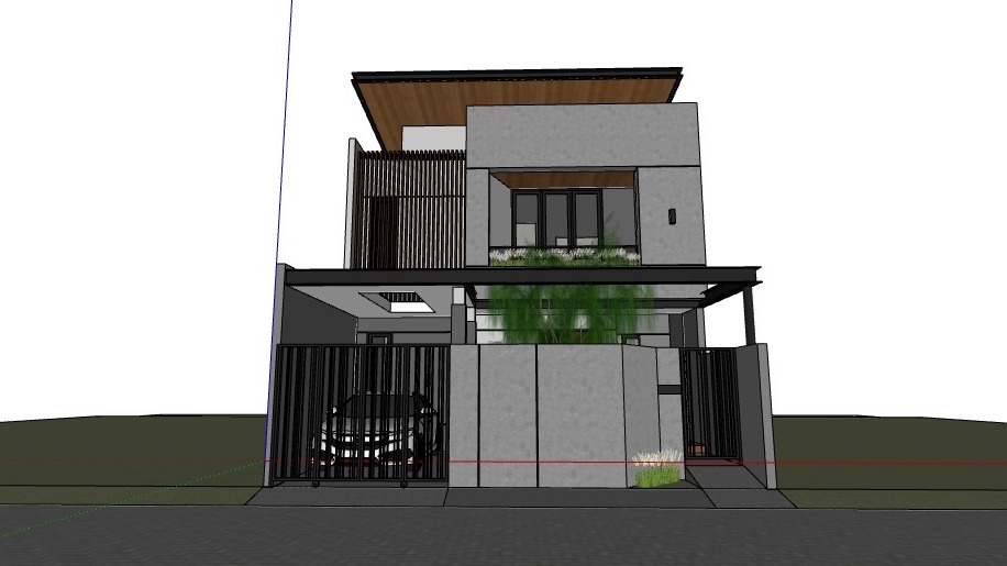 Gambar DED Rumah 2 lantai