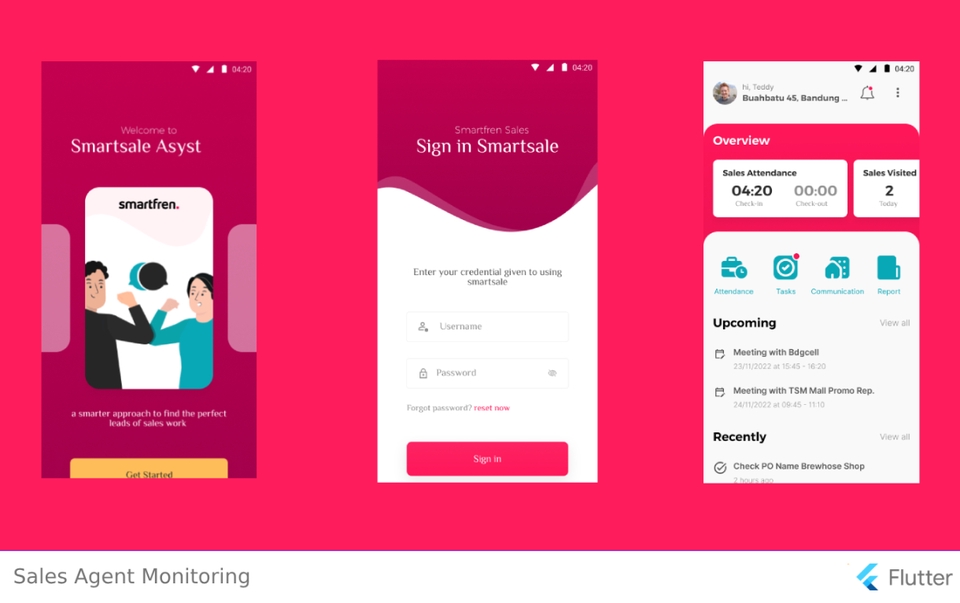 Pembuatan aplikasi mobile, dapat beserta web admin dan backend / server