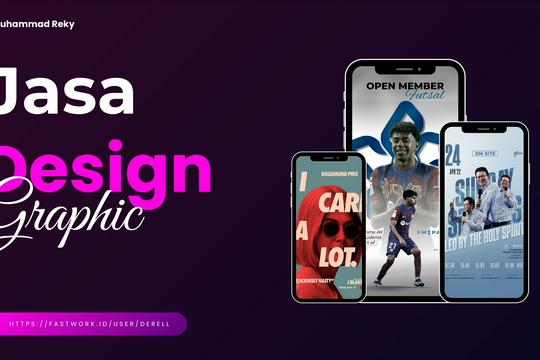 JASA DESIGN FLYER, POSTER, FEED INSTAGRAM MURAH DAN CEPAT