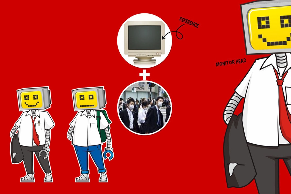 Desain Maskot 2D Profesional