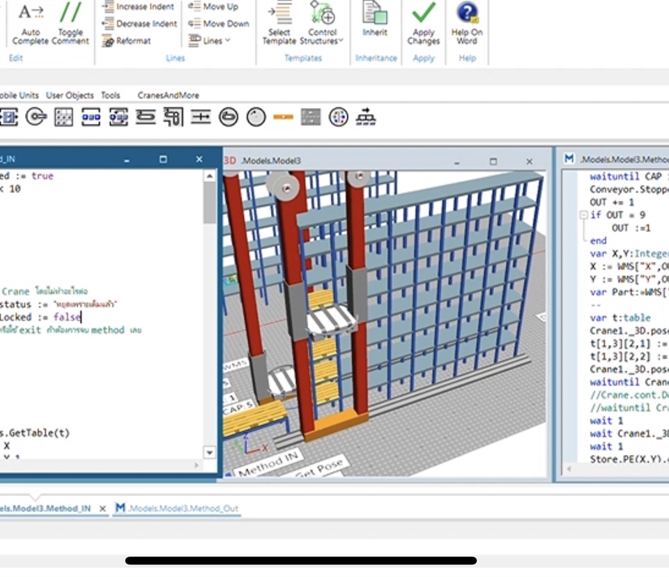 VDO Simulation By Plant Sim(งานระบบ Automation, Robot, AGV, ASRS ...