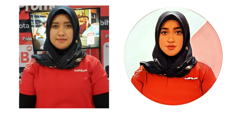 Edit Foto Portrait karakter kartun/Remove foto background produk ...