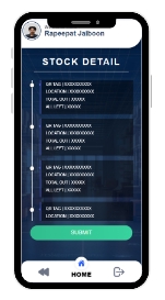 Inventory management system UI