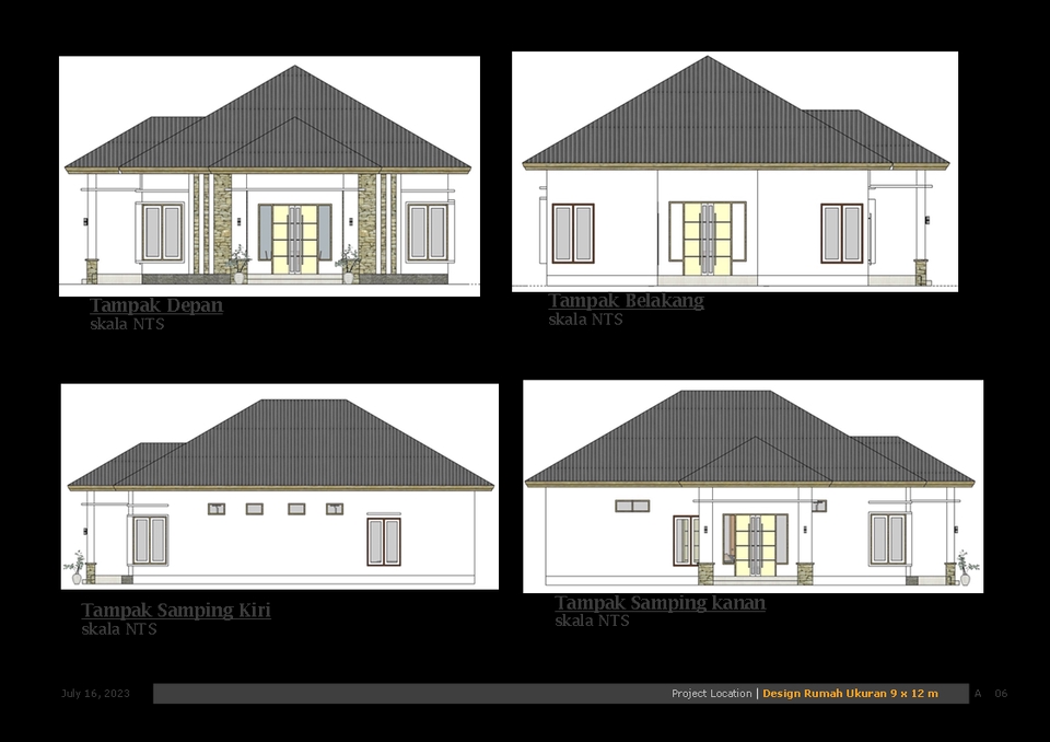 Desain Arsitek Rumah, Kafe, Ruko dll + Free RAB