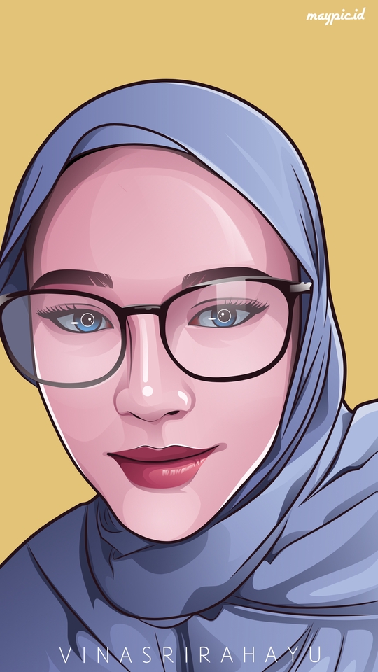 Vector Potrait, 1 hari jadi