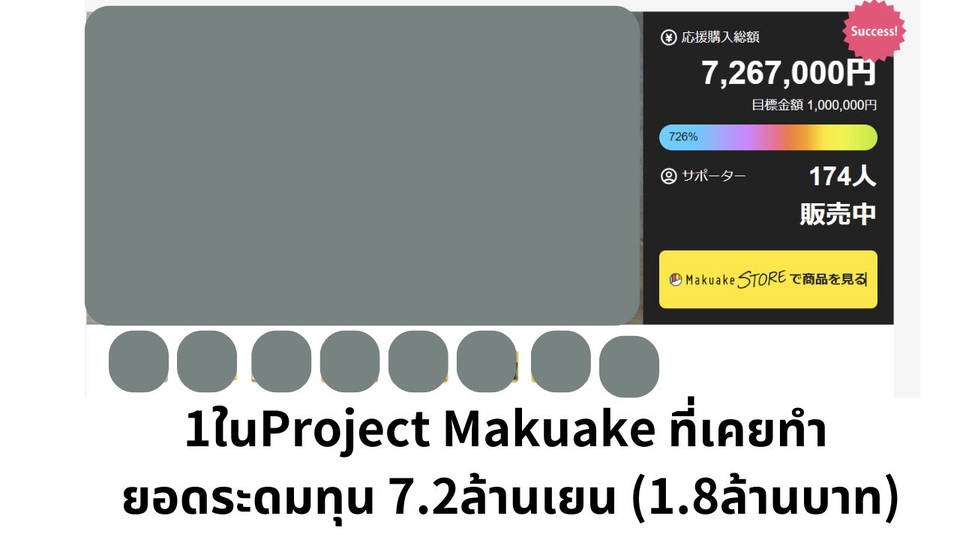 ให้คำปรึกษา Project crowdfunding โดยเว็บ Kickstarter Makuake Camp-fire ต่างๆ จากผู้มีประสบการณ์จริง