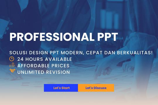 (1 HARI JADI) DESIGN POWERPOINT MODERN, CEPAT DAN BERKUALITAS!