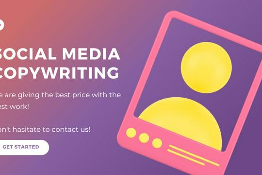 Content Writing for Social Media (Product,Services, Selling, Marketing)