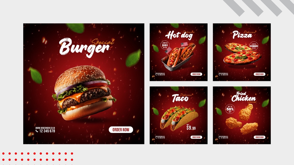 POSTER FEED IKLAN SOCIAL MEDIA UNTUK UMKM, KOMUNITAS, PERUSAHAAN